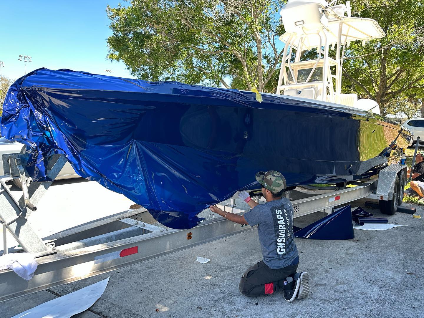 Boat Wraps in Boca Raton - Graphics N Signs
